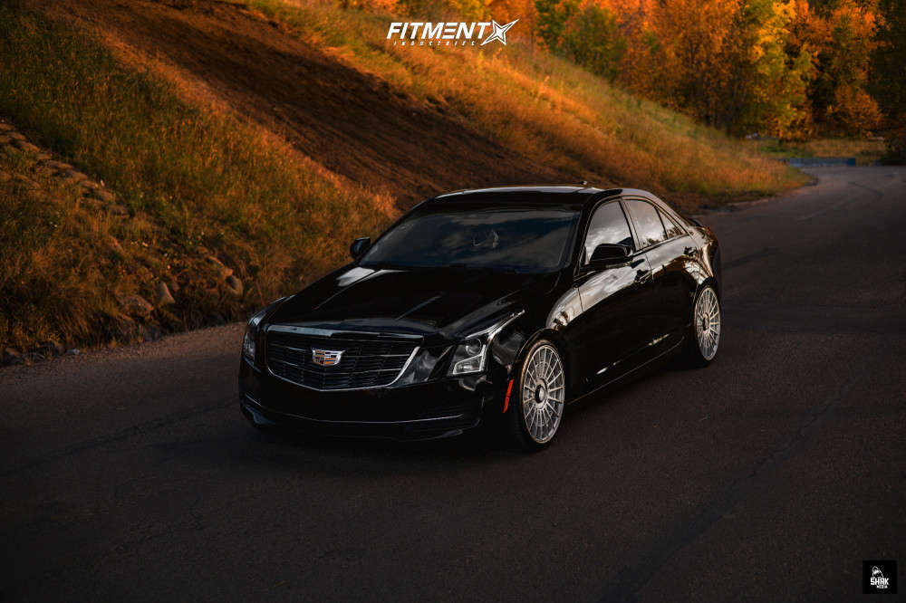 2017 Cadillac ATS Premium Performance with 19x8.5 Rotiform Las-r and ...