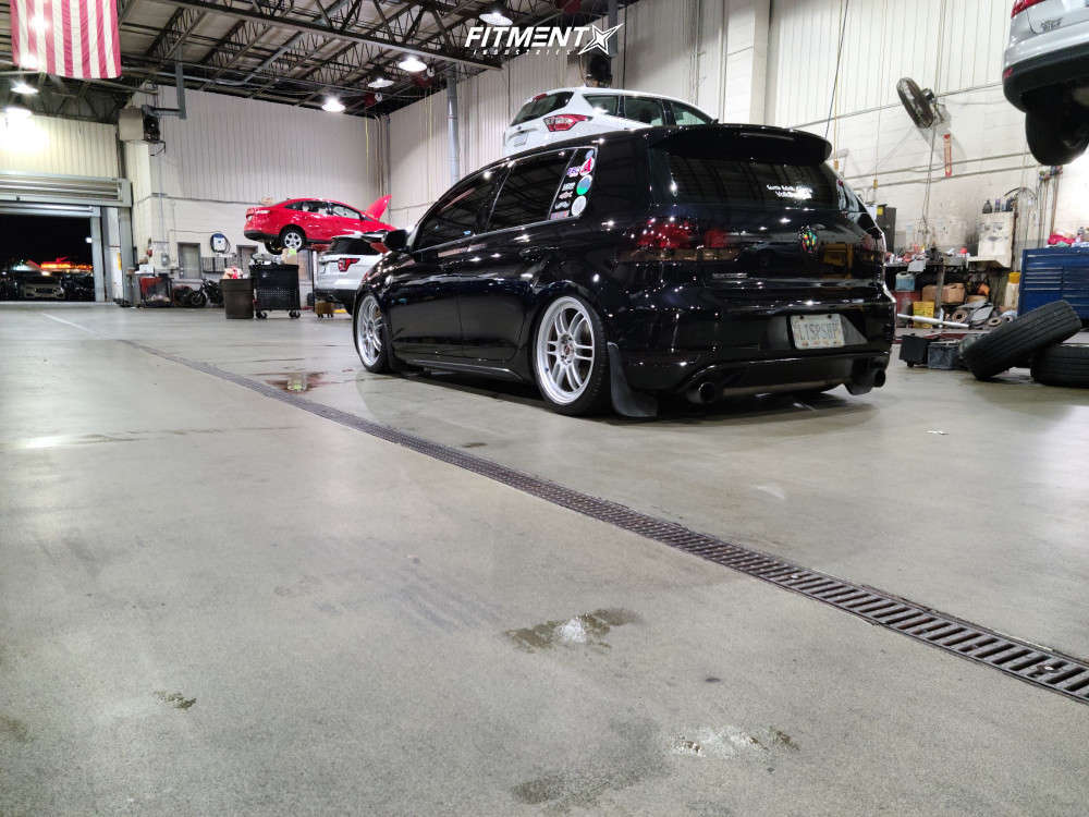 2014 Volkswagen GTI Wolfsburg Edition with 18x7.5 Enkei Rpf1 and ...