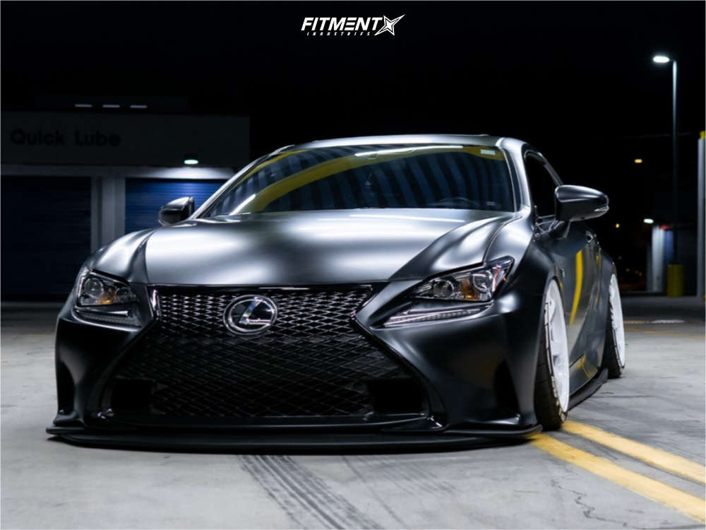 2016 Lexus RC200t F Sport with 18x10.5 Volk Te37 and Firestone 225x35 ...