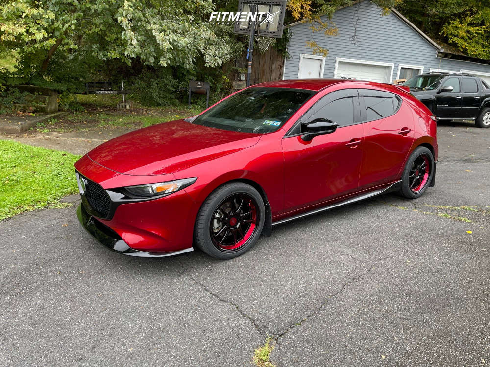 Dark Red Mazda