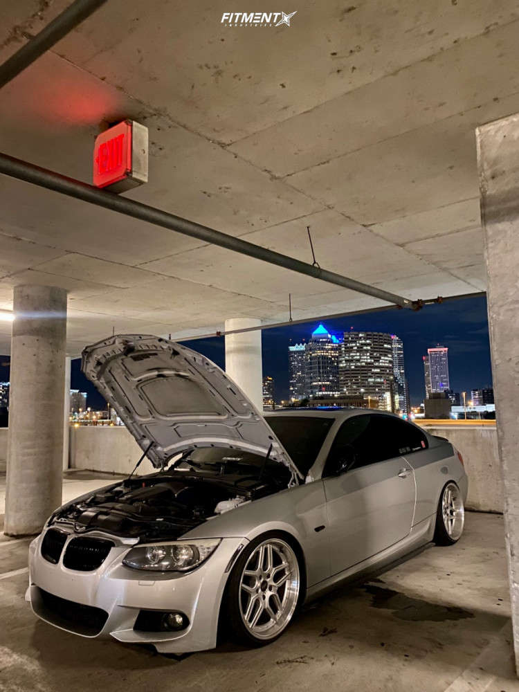 2011 BMW 335i Base with 19x9.5 ESR Cs15 and Lexani 225x35 on Coilovers ...