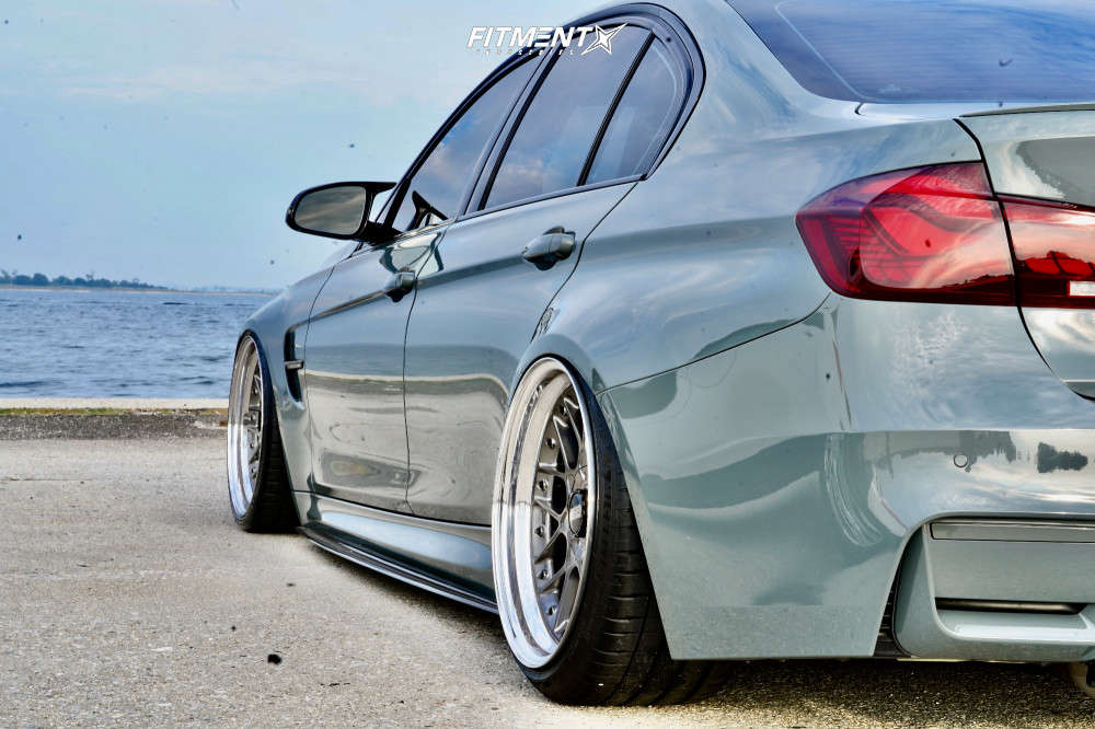 2017 BMW M3 Base with 19x10 BBS Rsii and Michelin 255x30 on Air ...