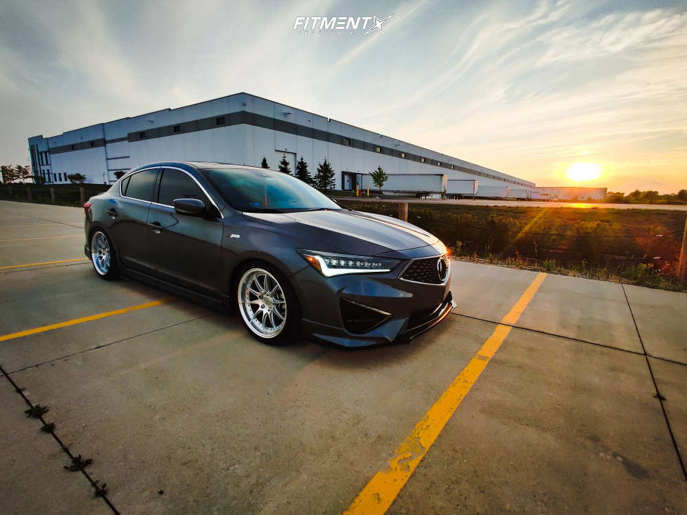 2020 Acura ILX Base with 18x8.5 Aodhan Ds07 and Continental 225x35 on ...