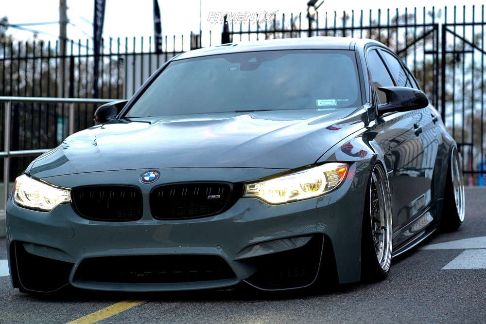 2017 BMW M3 Base with 19x10 BBS Rsii and Michelin 255x30 on Air ...