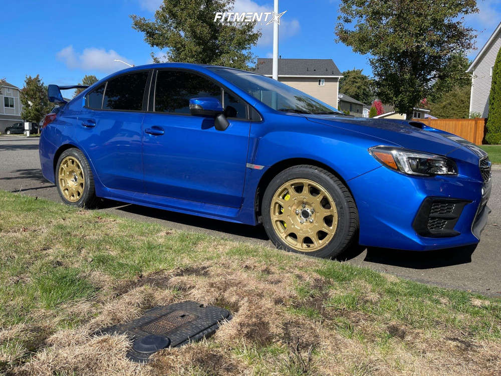 2020 Subaru WRX STI Base with 17x8 Method Mr502 and Michelin 235x45 on ...