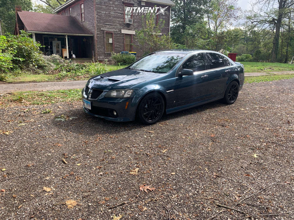 2009 Pontiac G8 GT with 18x8.5 F1R F29 and Michelin 245x45 on Coilovers ...