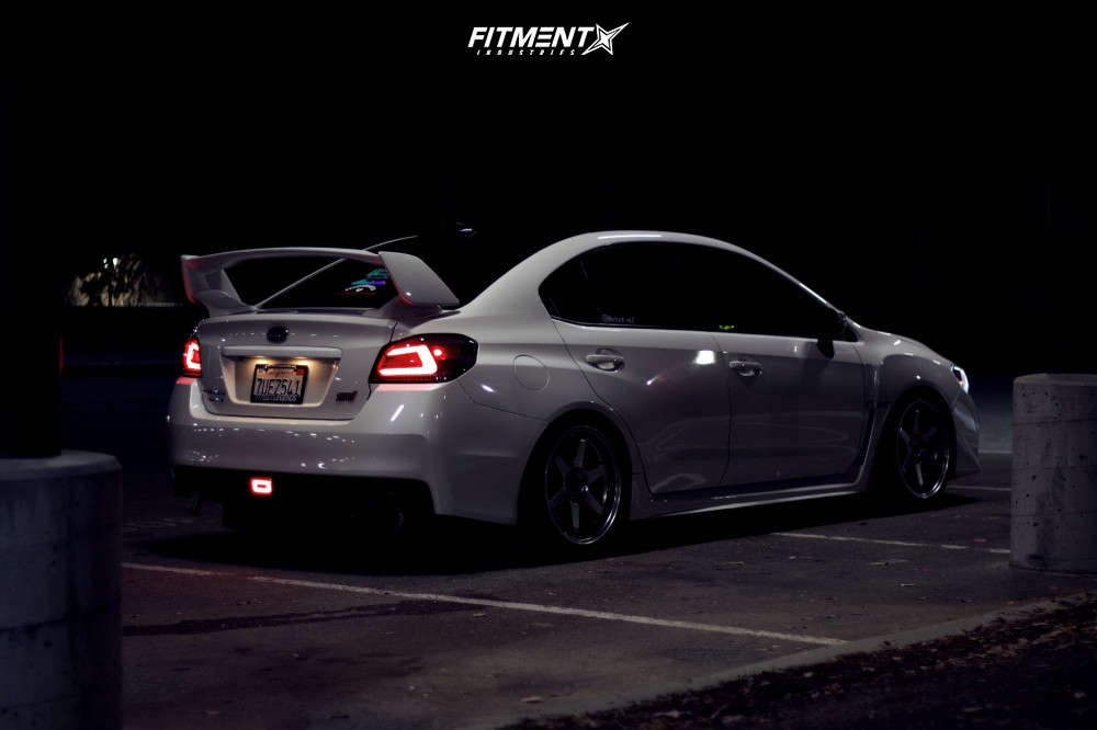 2017 Subaru WRX STI Base with 18x9.5 Vors Tr37 and Michelin 245x40 on ...