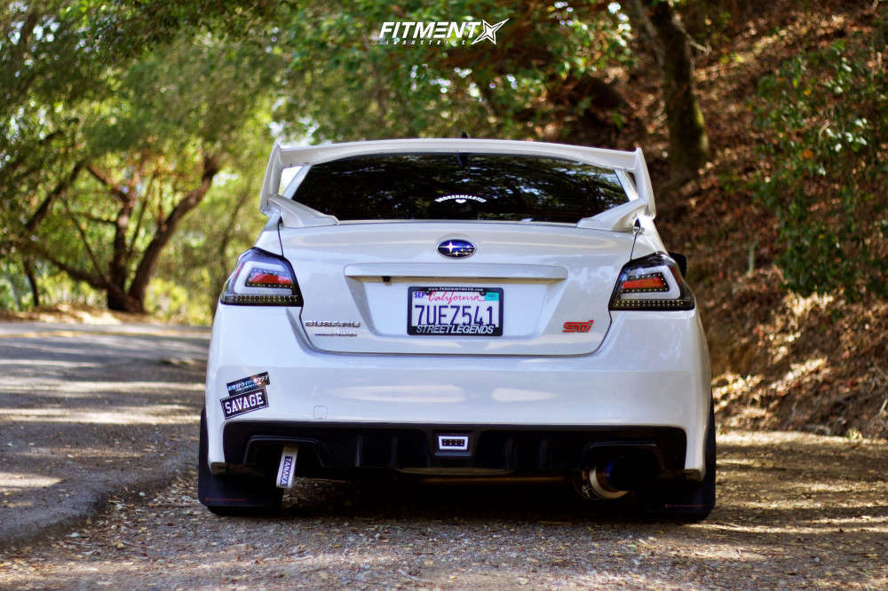 2017 Subaru WRX STI Base with 18x9.5 Vors Tr37 and Michelin 245x40 on ...