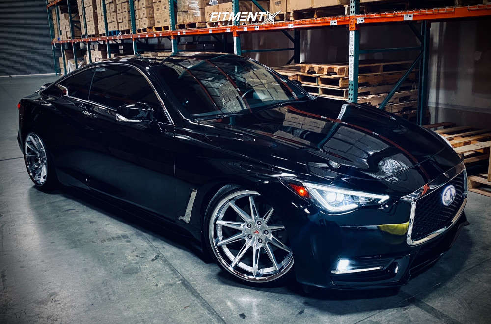2017 INFINITI Q60 Premium with 20x10.5 Ferrada CM2 and Delinte 235x35 ...