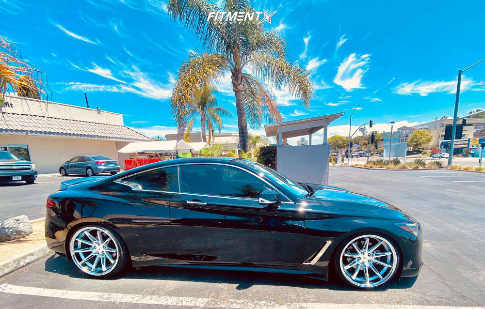 2017 INFINITI Q60 Premium with 20x10.5 Ferrada CM2 and Delinte 235x35 ...