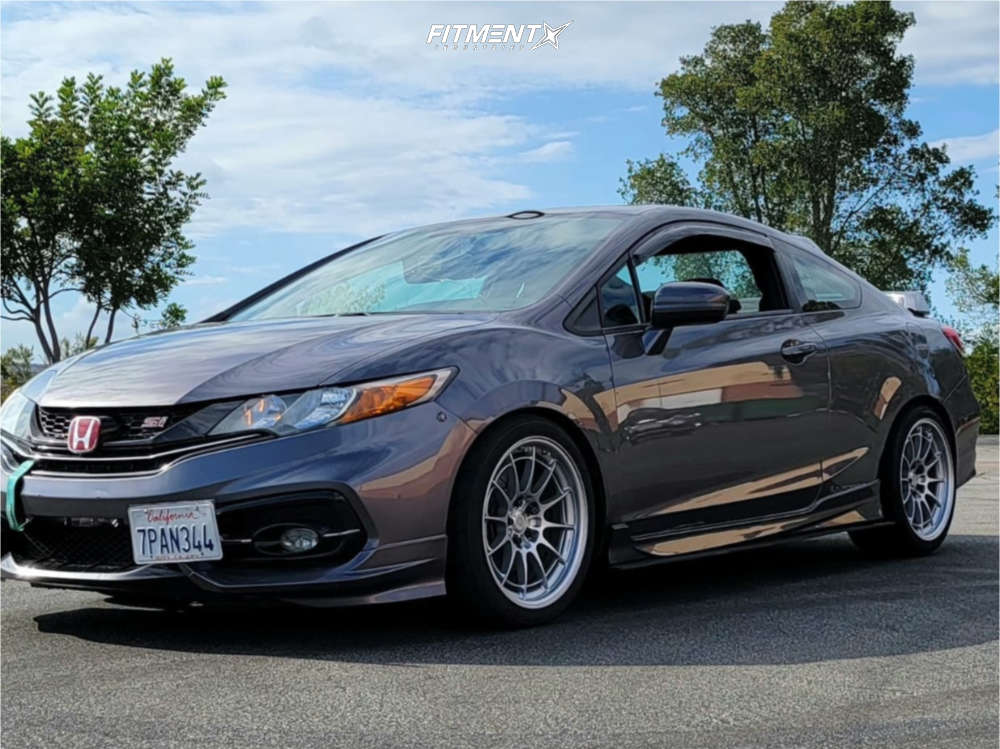 2015 Honda Civic Si with 18x9.5 Enkei Nt03m and Toyo Tires 255x35 on ...