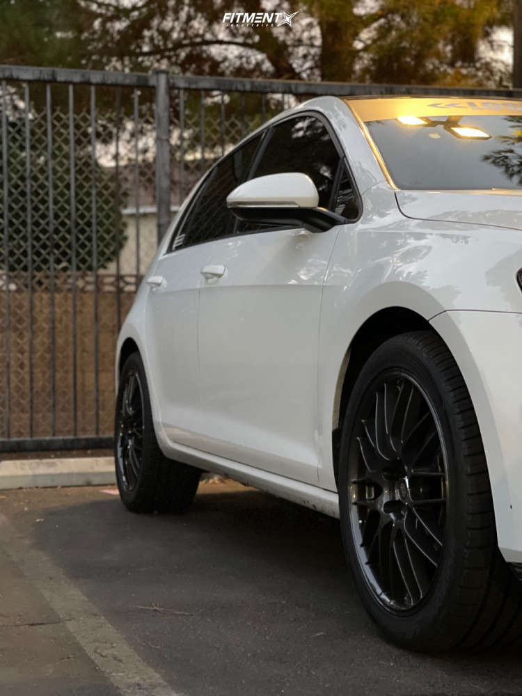 2017 Volkswagen Golf Wolfsburg Edition with 18x8 Enkei Ekm3 and Hankook ...