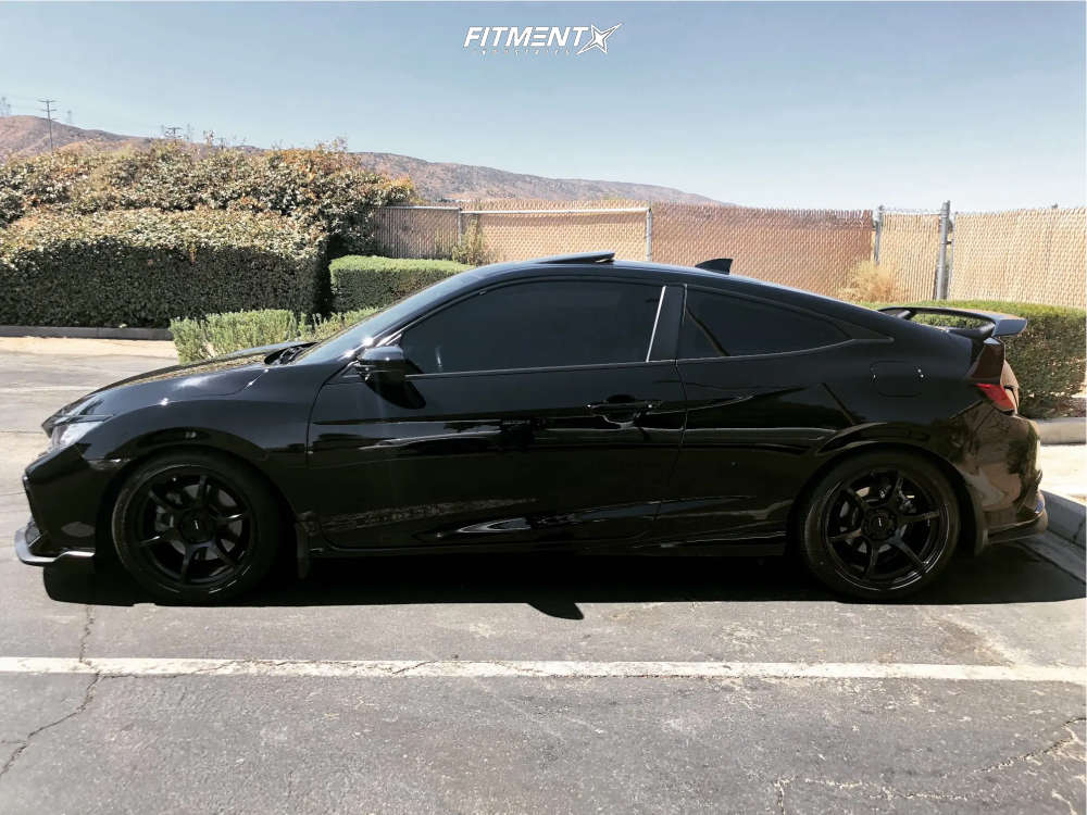 2018 Honda Civic Si with 18x8.5 AVID1 AV26 and Toyo Tires 235x40 on Lowering Springs | 1908589 ...