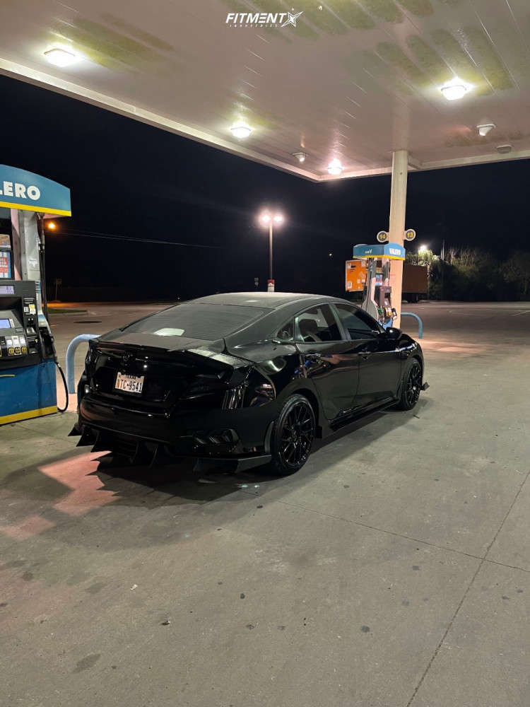 2020 Honda Civic Sport with 18x8.5 Enkei Tm7 and Goodyear 235x40 on ...