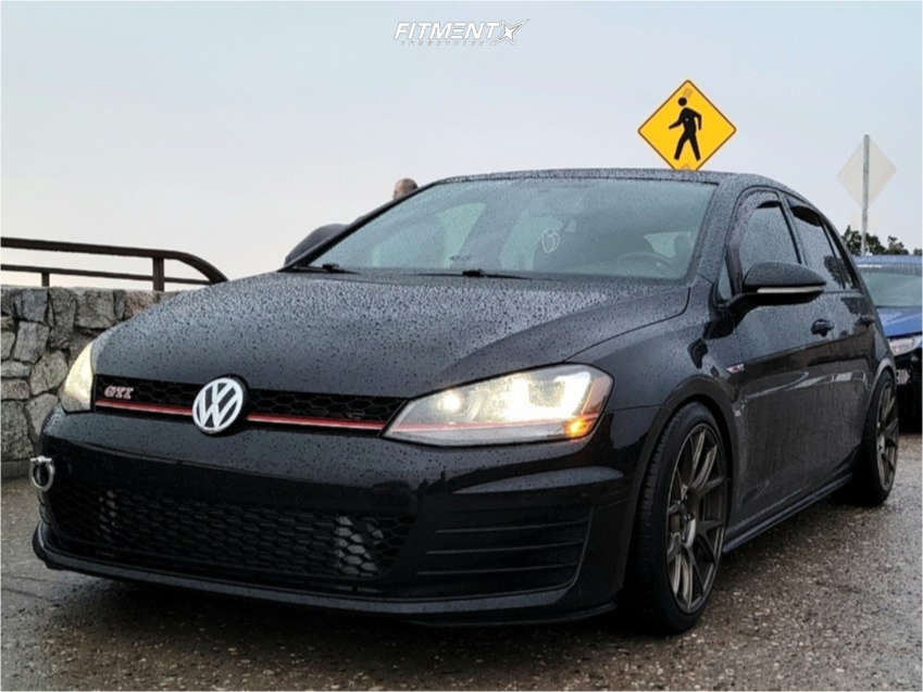 2017 Volkswagen GTI Performance with 18x9.5 Konig Ampliform and ...