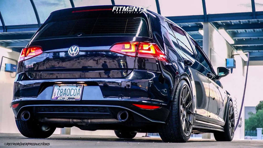 2017 Volkswagen GTI Performance with 18x9.5 Konig Ampliform and ...