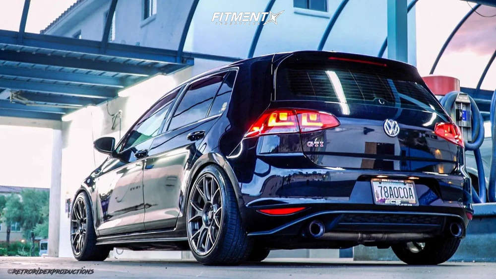 2017 Volkswagen GTI Performance with 18x9.5 Konig Ampliform and ...