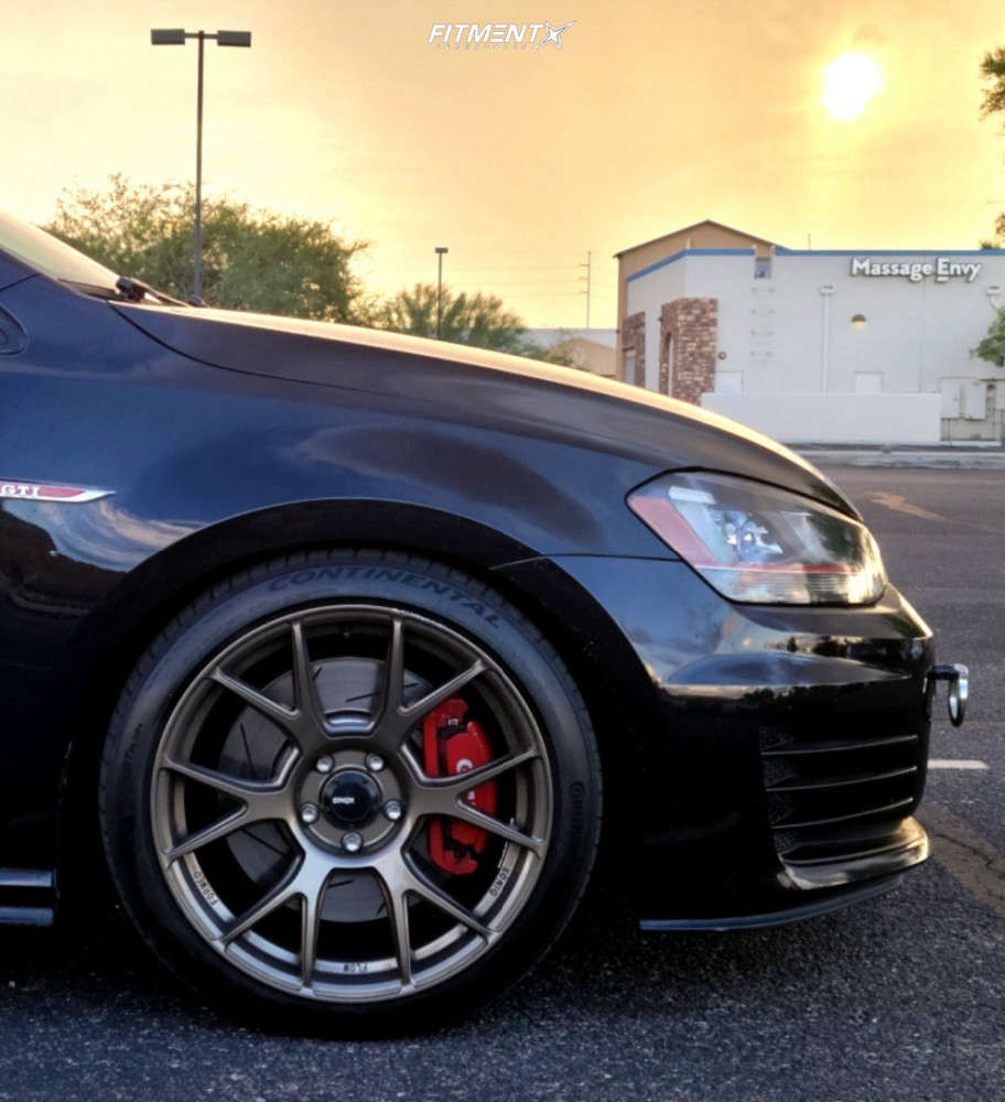 2017 Volkswagen GTI Performance with 18x9.5 Konig Ampliform and ...