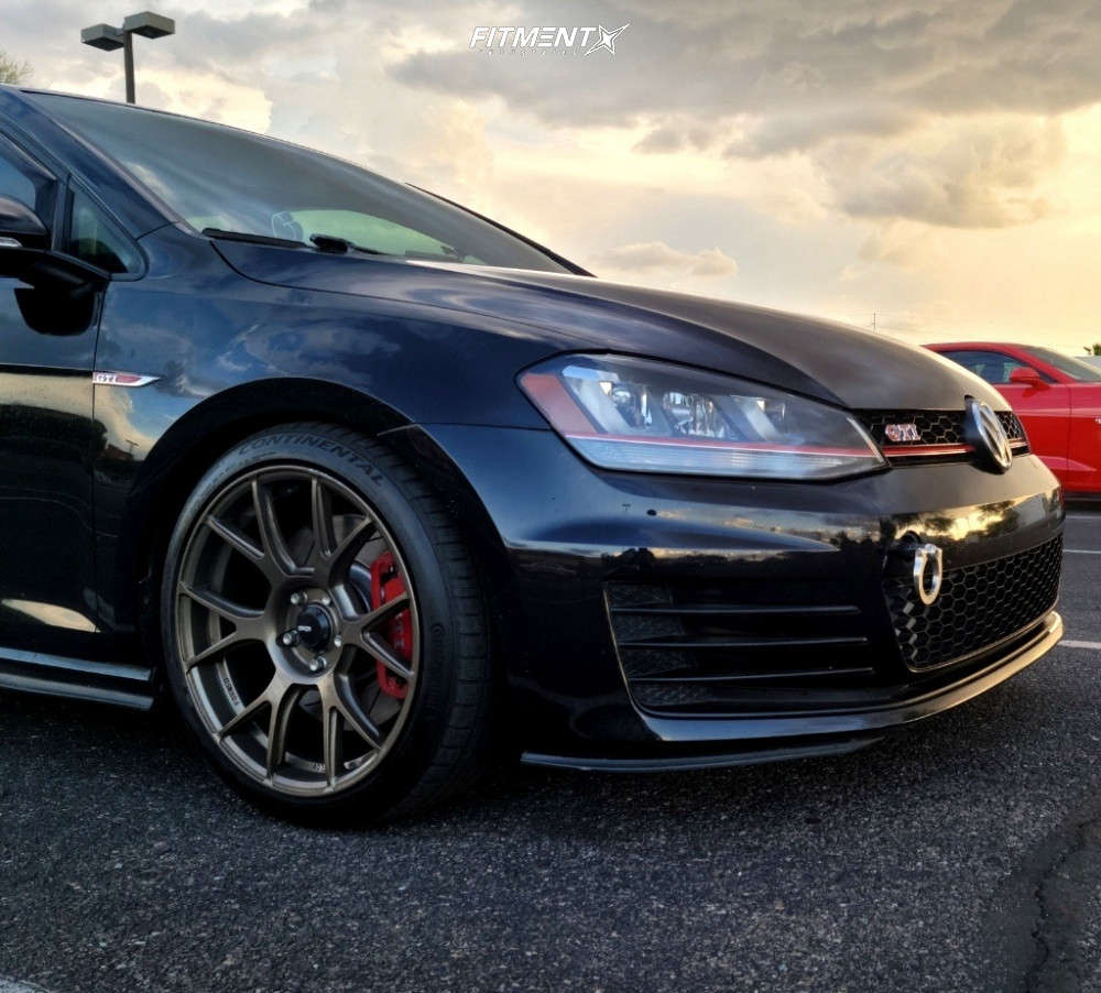 2017 Volkswagen GTI Performance with 18x9.5 Konig Ampliform and ...