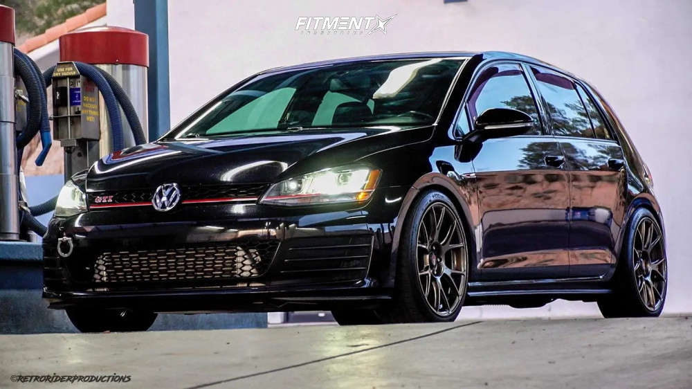 2017 Volkswagen GTI Performance with 18x9.5 Konig Ampliform and ...