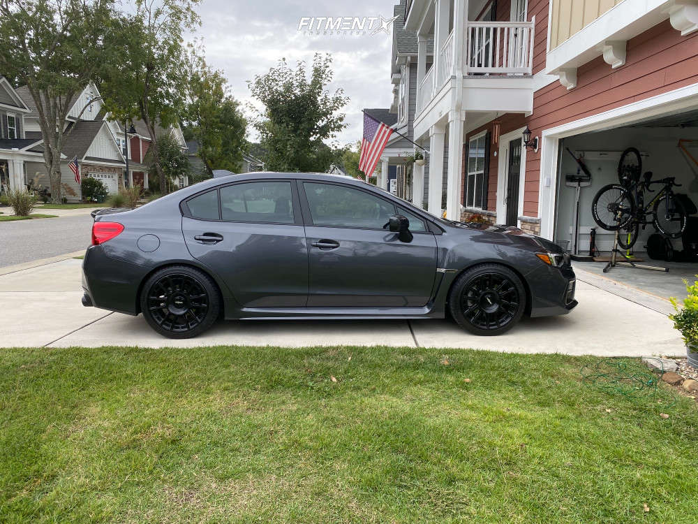 2021 Subaru WRX Limited with 18x8.5 Rotiform Ozr and Dunlop 245x40 on ...