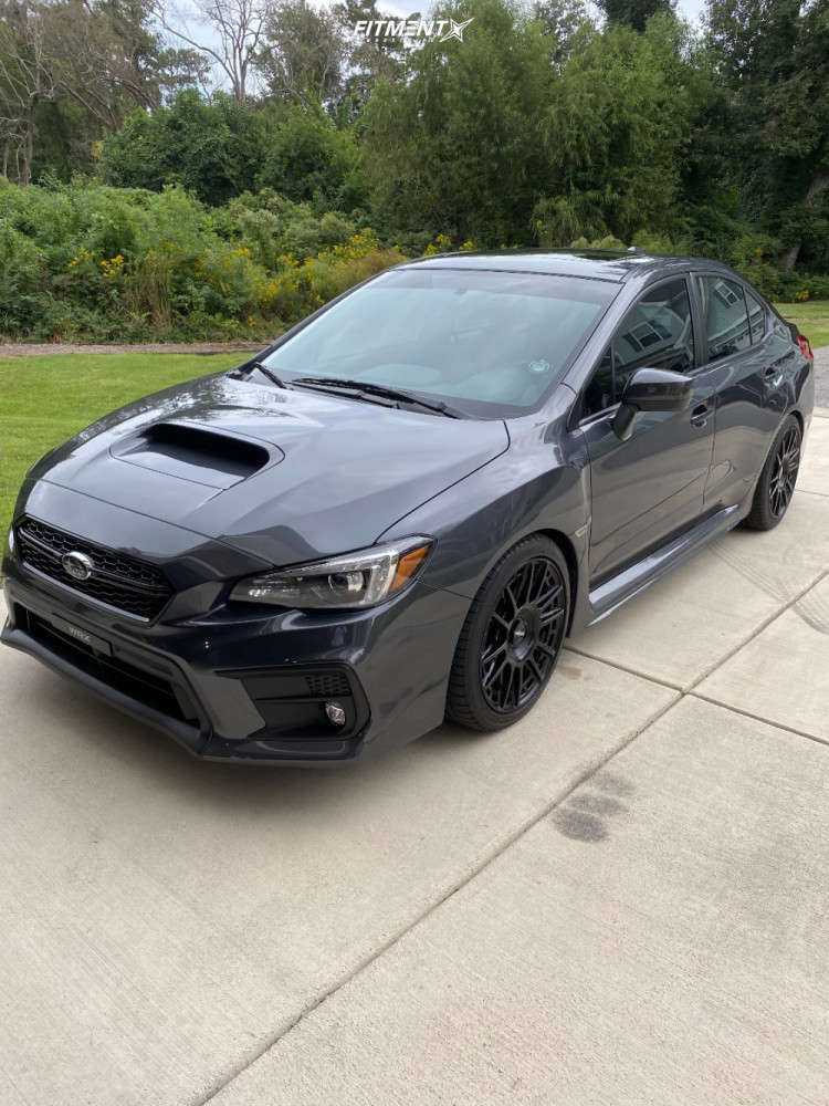 2021 Subaru WRX Limited with 18x8.5 Rotiform Ozr and Dunlop 245x40 on ...