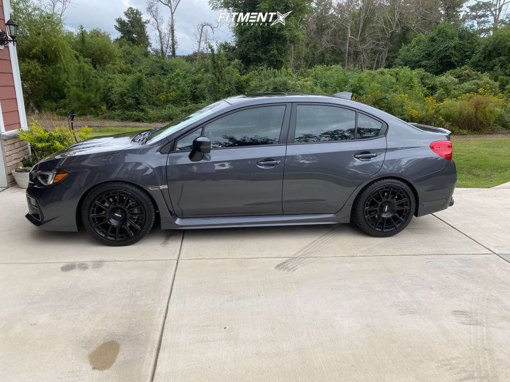 2021 Subaru WRX Limited with 18x8.5 Rotiform Ozr and Dunlop 245x40 on ...