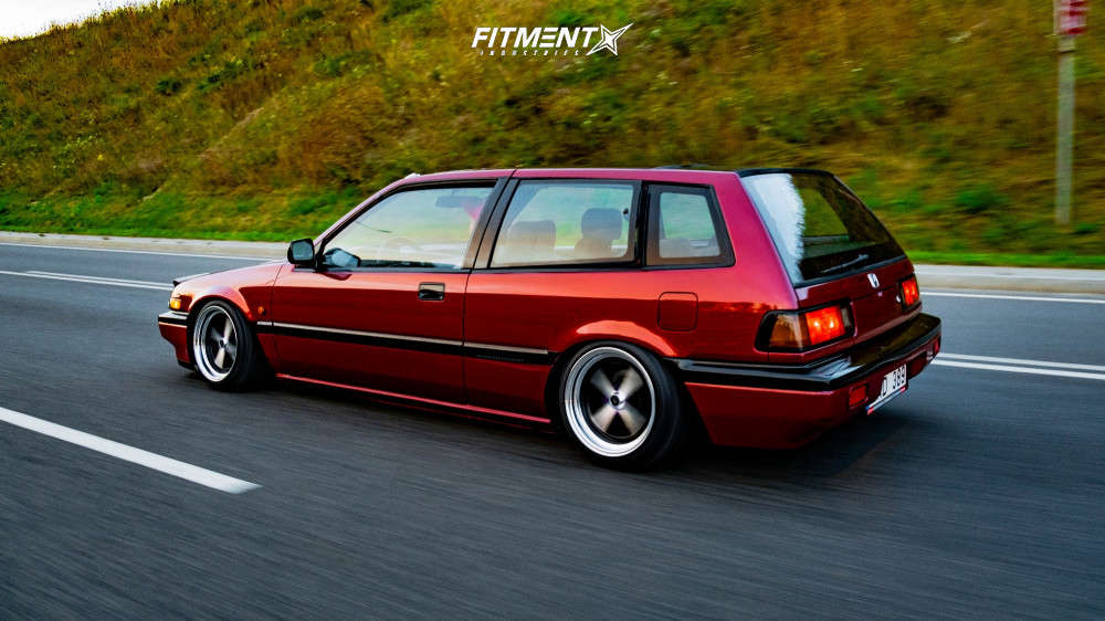 1989 Honda Accord EXI with 15x8 Rota Zero Plus and Sailun 165x45 on Air ...