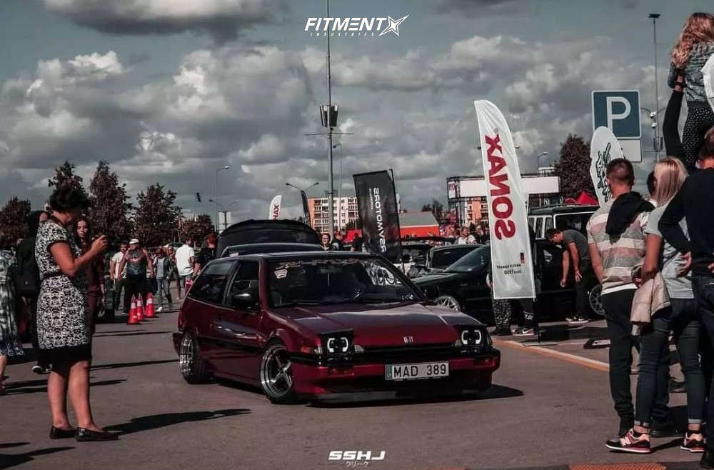 1989 Honda Accord EXI with 15x8 Rota Zero Plus and Sailun 165x45 on Air ...