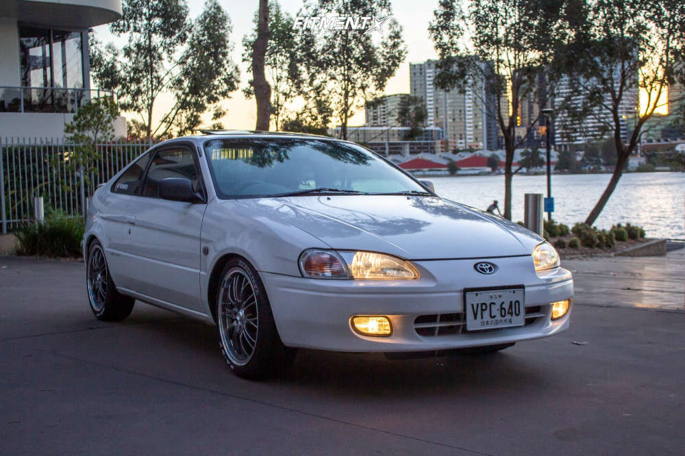 1998 Toyota Paseo Base with 17x8 Advanti Racing Vienna and Goodride ...