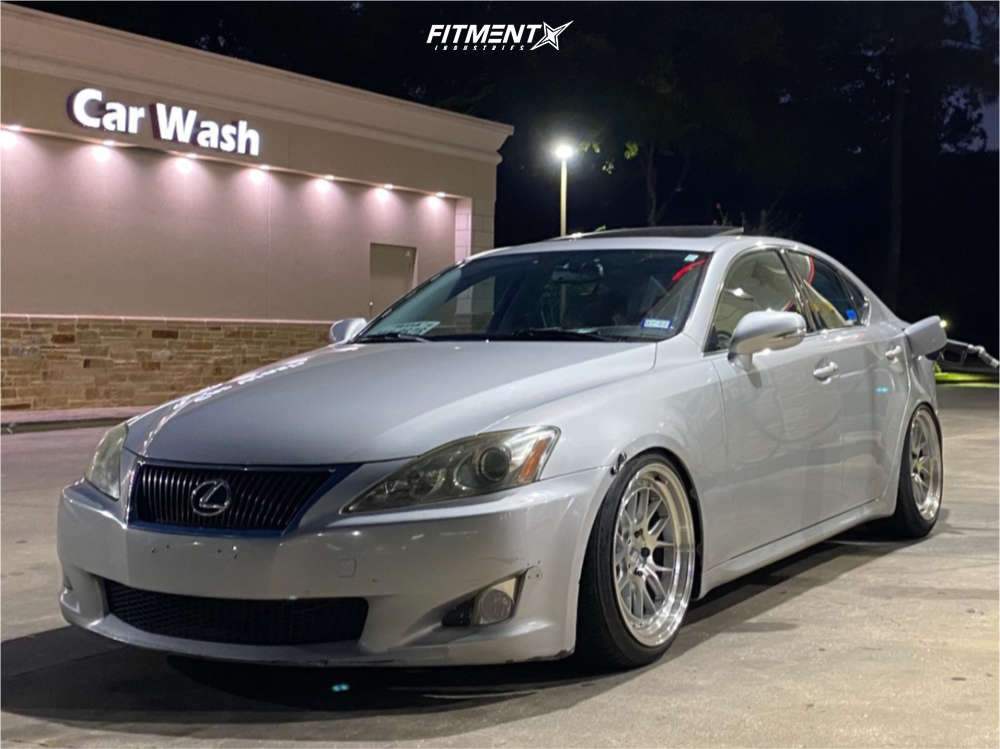 2009 Lexus IS250 Base with 18x9.5 Aodhan Ds06 and Goodyear 225x35 on ...
