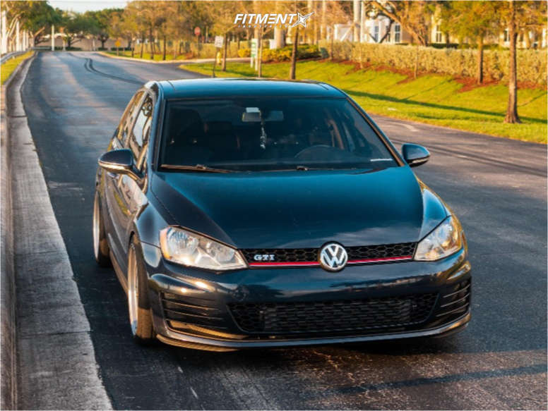 2016 Volkswagen GTI SE with 18x9 Enkei Rpf1 and Continental 225x40 on ...