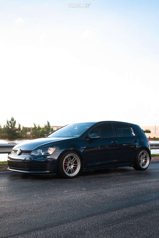 2016 Volkswagen GTI SE with 18x9 Enkei Rpf1 and Continental 225x40 on ...