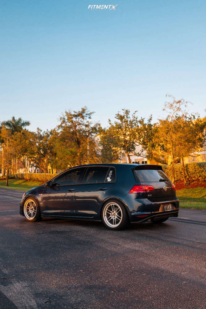 2016 Volkswagen GTI SE with 18x9 Enkei Rpf1 and Continental 225x40 on ...