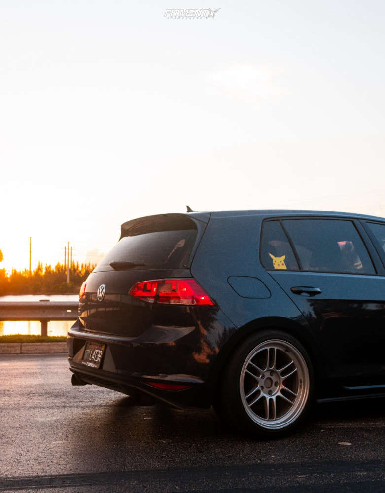 2016 Volkswagen GTI SE with 18x9 Enkei Rpf1 and Continental 225x40 on ...