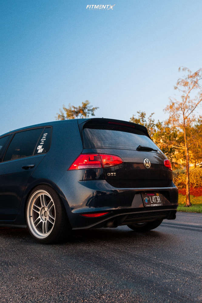 2016 Volkswagen GTI SE with 18x9 Enkei Rpf1 and Continental 225x40 on ...
