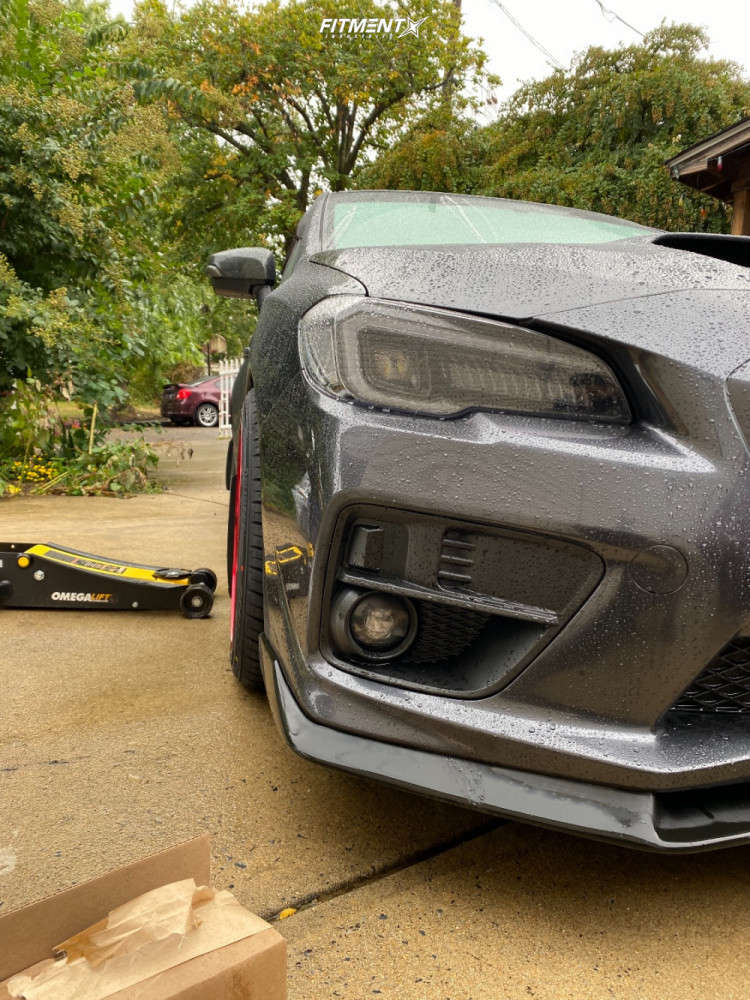 2016 Subaru WRX Limited with 18x9.5 Cosmis Racing R1 and Delinte 245x40 ...