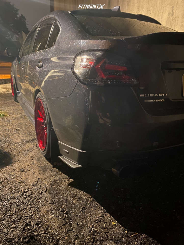 2016 Subaru WRX Limited with 18x9.5 Cosmis Racing R1 and Delinte 245x40 ...