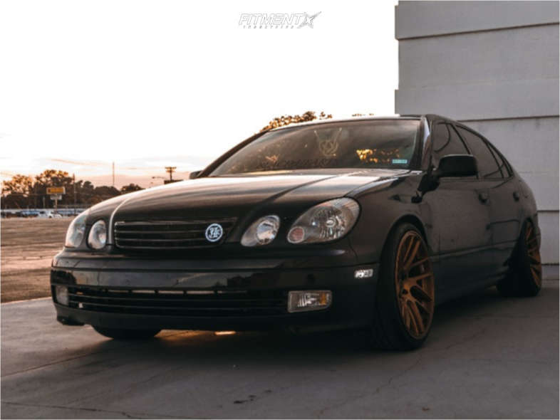 2003 Lexus GS300 Base with 19x9.5 Anovia Elder and Crosswind 235x35 on ...