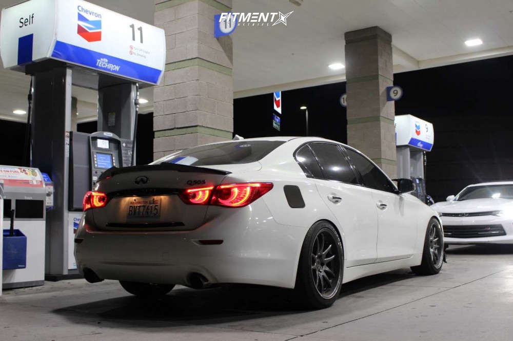 2014 INFINITI Q50 Sport with 19x10.5 Aodhan Ds02 and Federal 245x40 on ...