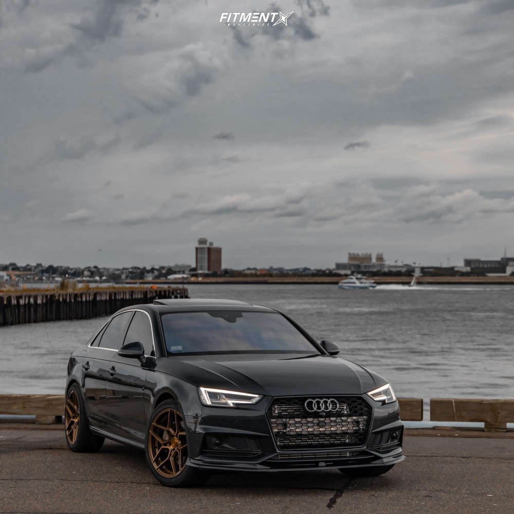 2018 Audi A4 Quattro Prestige with 19x9.5 Rohana Rfx11 and General ...