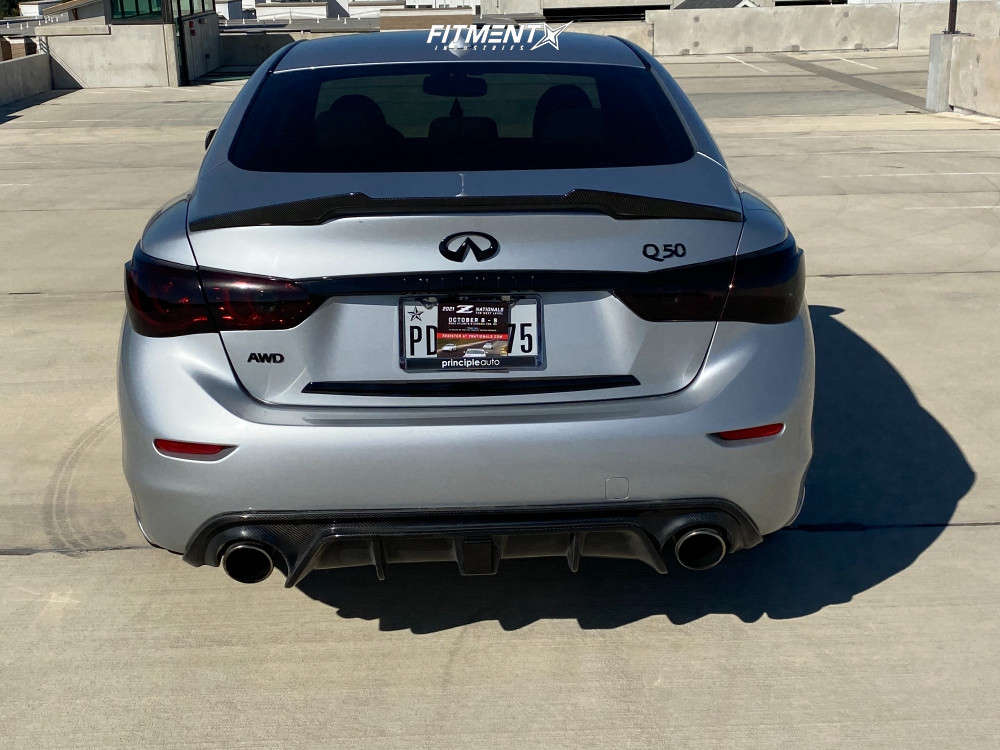 2017 INFINITI Q50 Premium with 19x9.5 AVID1 AV20 and Kumho 245x45 on ...