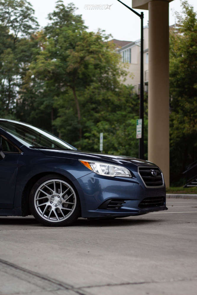 2017 Subaru Legacy 2.5i with 18x9.5 Anovia Elder and Vercelli 235x40 on ...
