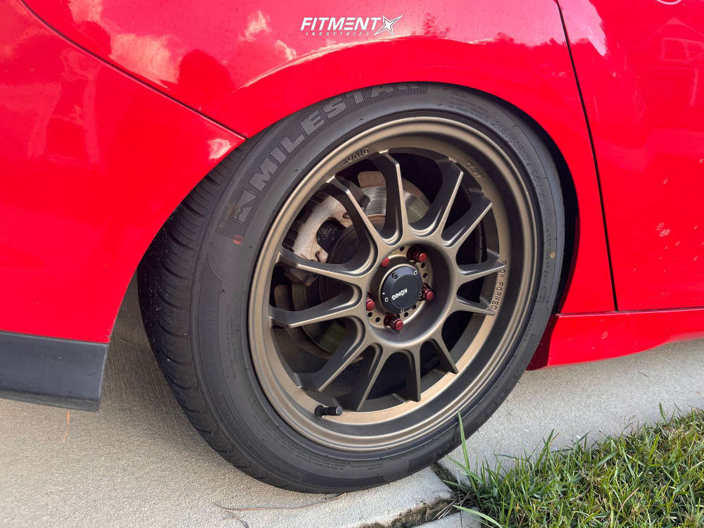 2012 Ford Focus SE with 17x8 Konig Hypergram and Milestar 215x50 on ...