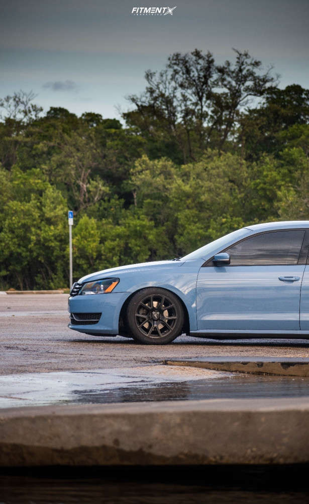 2014 Volkswagen Passat S with 17x8 Voxx Lumi and Sumitomo 215x45 on ...