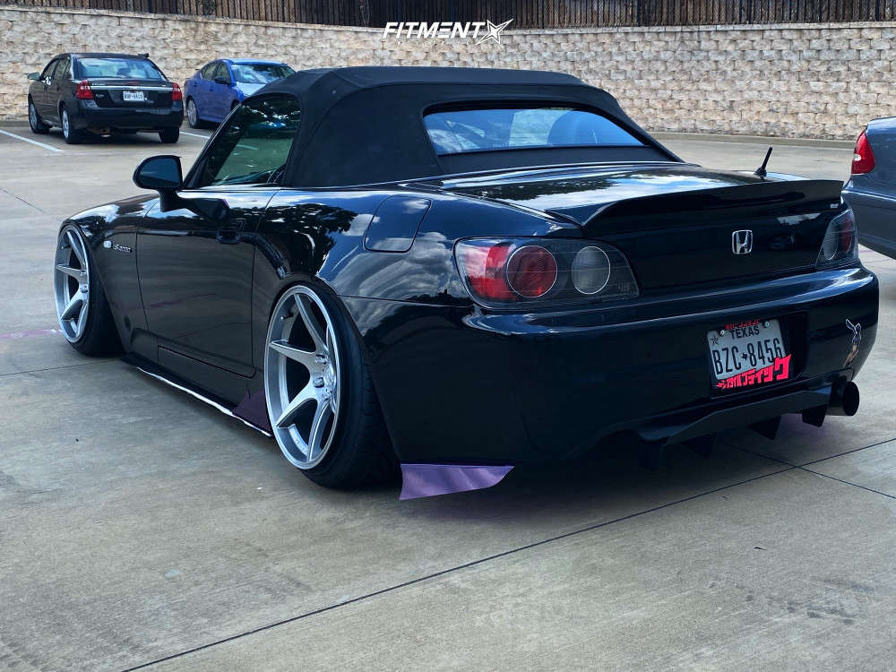 2002 Honda S2000 Base with 18x9.5 Anovia Titan and Nitto 205x40 on Air ...
