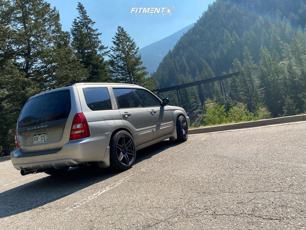 2005 Subaru Forester XT with 18x8.5 Cosmis Racing Mrii and BFGoodrich ...