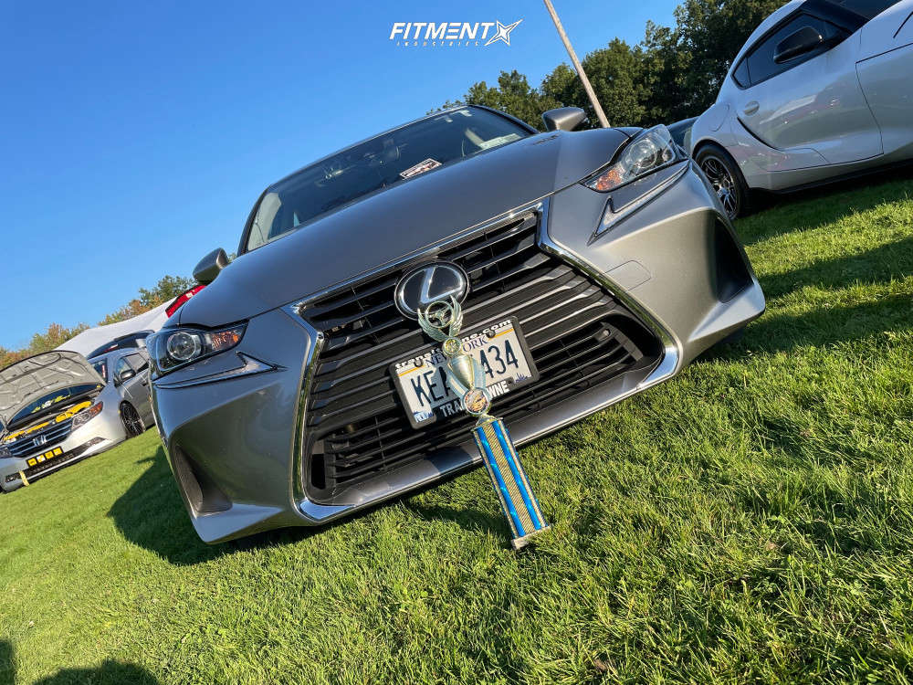 2017 Lexus IS350 Base with 18x9.5 AVID1 AV6 and Ironman 255x35 on Stock ...