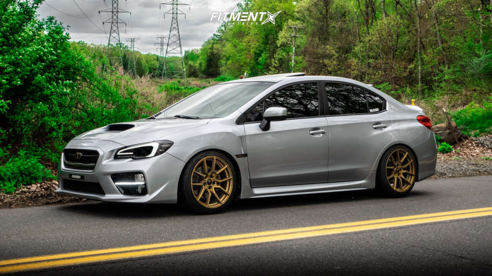 2016 Subaru WRX Premium with 18x9.5 Option Lab R716 and Firestone ...