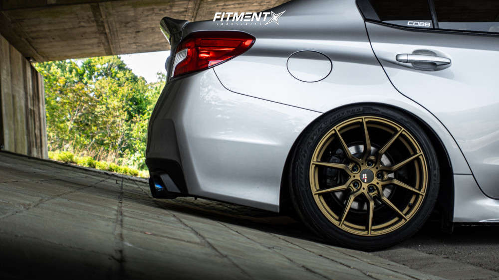 2016 Subaru WRX Premium with 18x9.5 Option Lab R716 and Firestone ...
